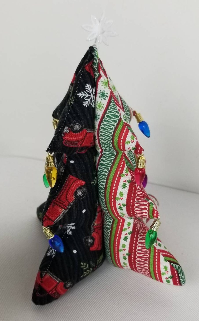 Fabric Christmas Tree, Cotton Christmas Tree, Christmas Decor ...
