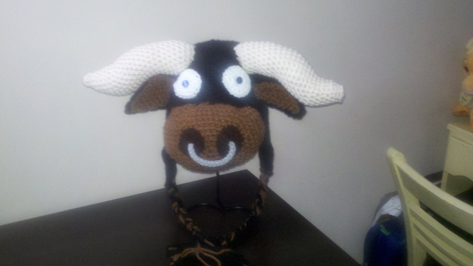 Bull Crochet Hat 3d Crochet Animal Hat Handmade Hat Fun - Etsy