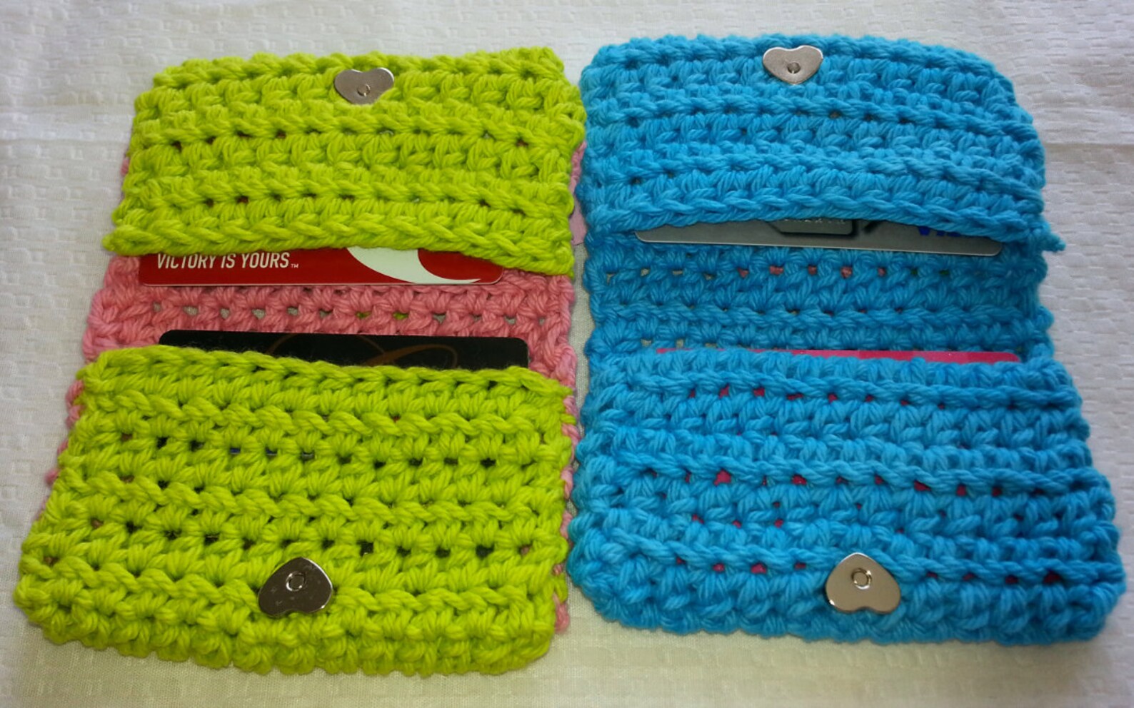 Card Wallet in Crochet With Flower - Etsy