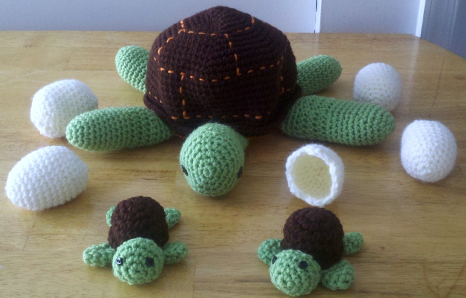 Mama Turtle Turtle Toy Set Children's Toys Baby Toy - Etsy