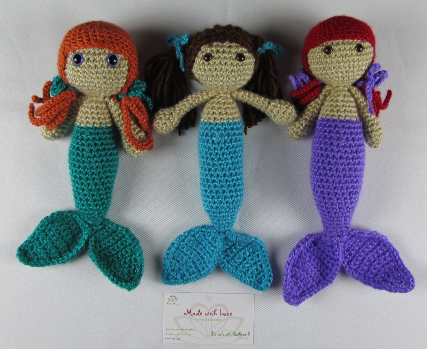Mini Amigurumi Mermaids in Crochet | Etsy