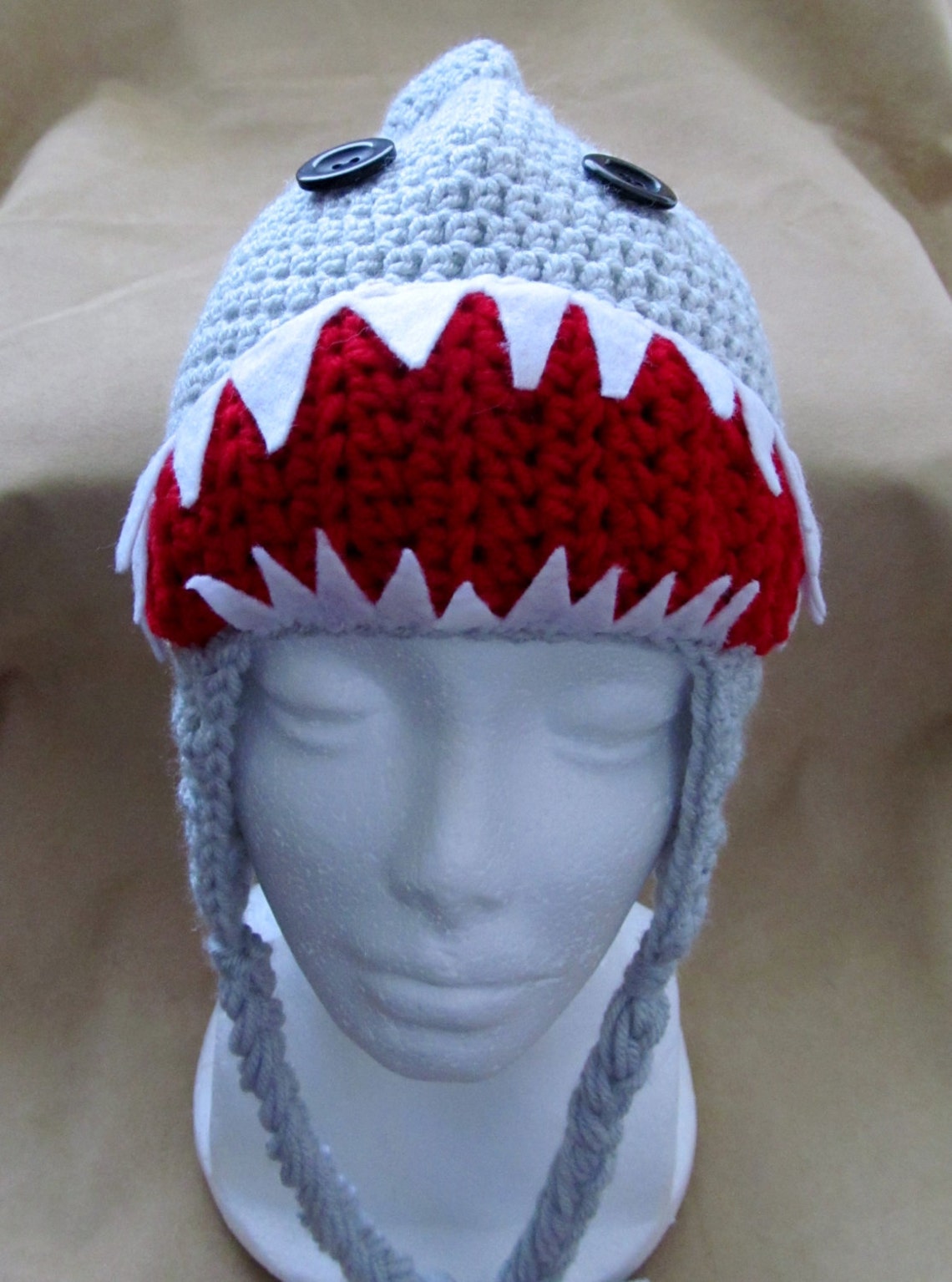 Shark Hat - Etsy