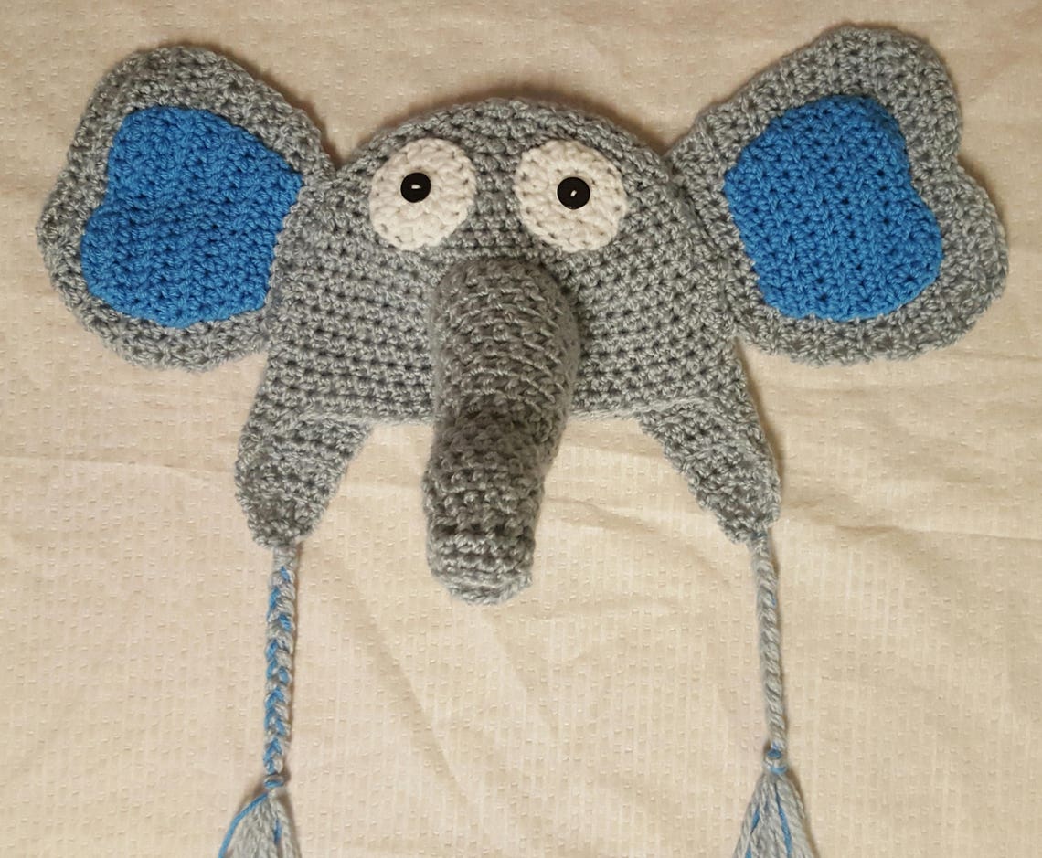 Elephant Hat 3d Animal Hat Winter Animal Hat | Etsy