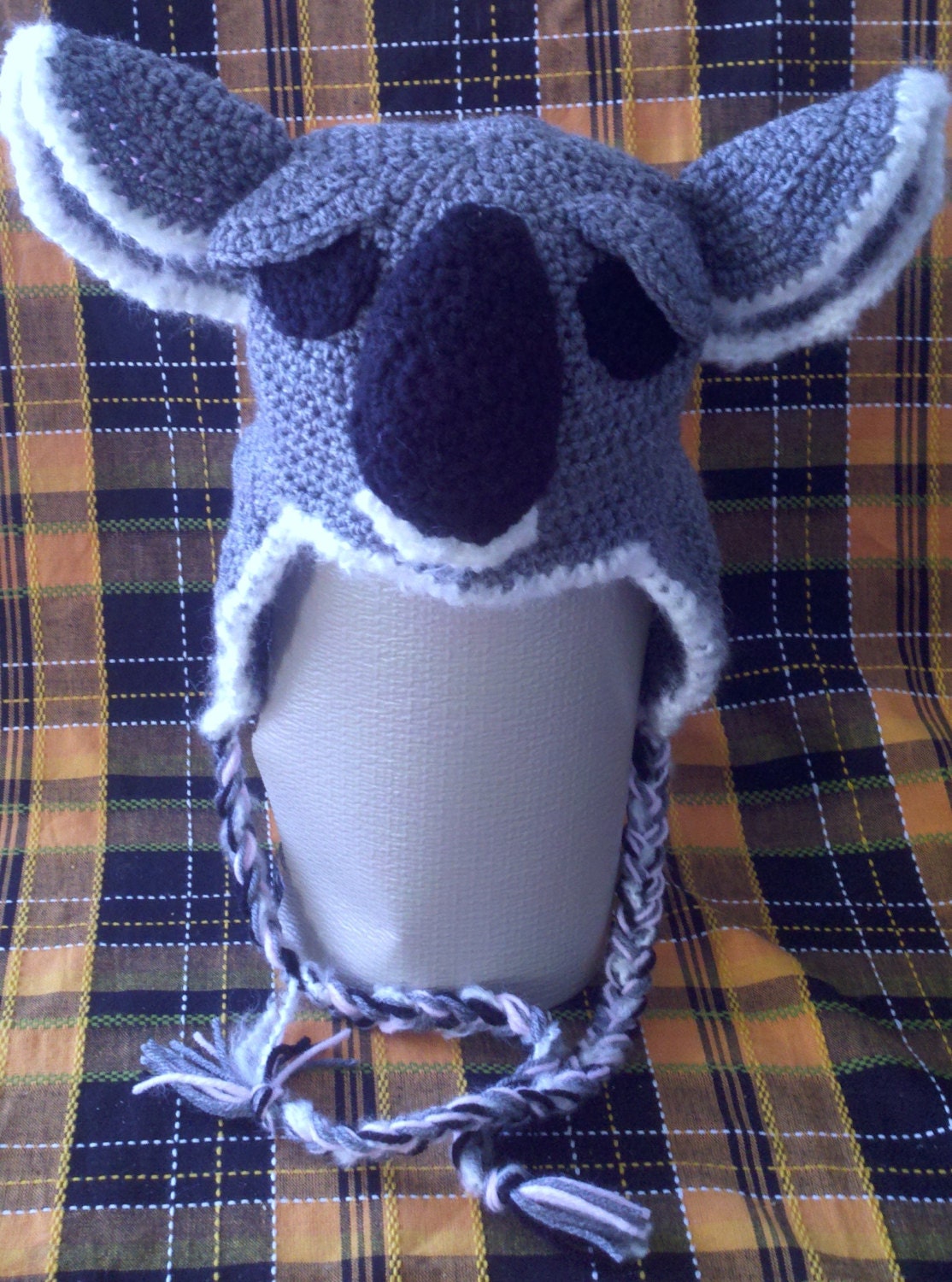 Koala hat crochet animal hat crochet koala hat 3d animal | Etsy