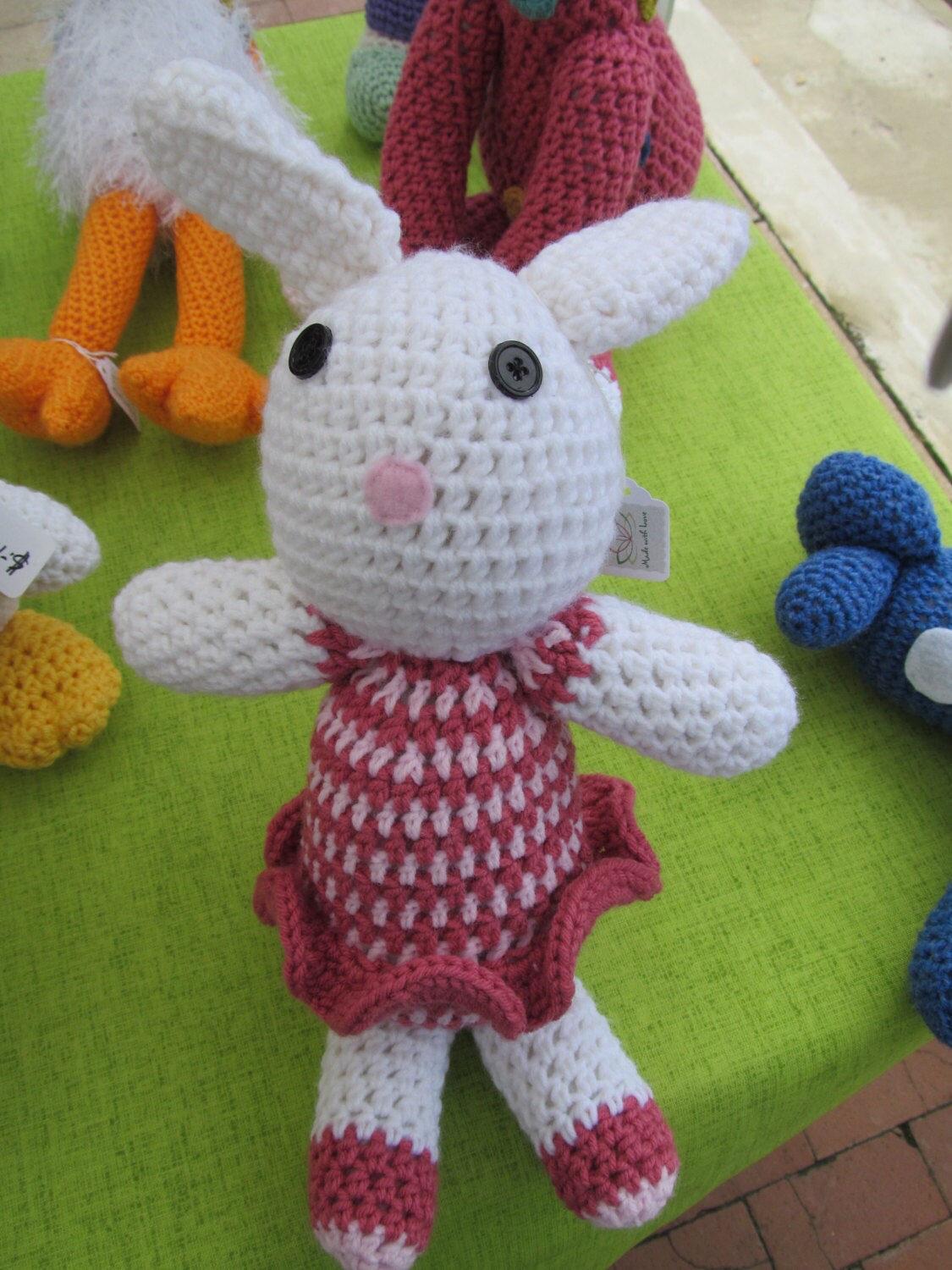Bunnies in crochet bunny toy crochet rabbit toy baby toy | Etsy