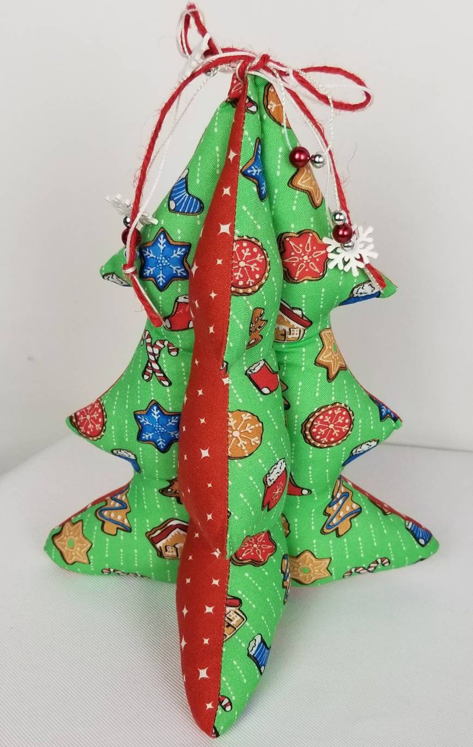 Fabric Christmas Tree, Cotton Christmas Tree, Christmas Decor ...