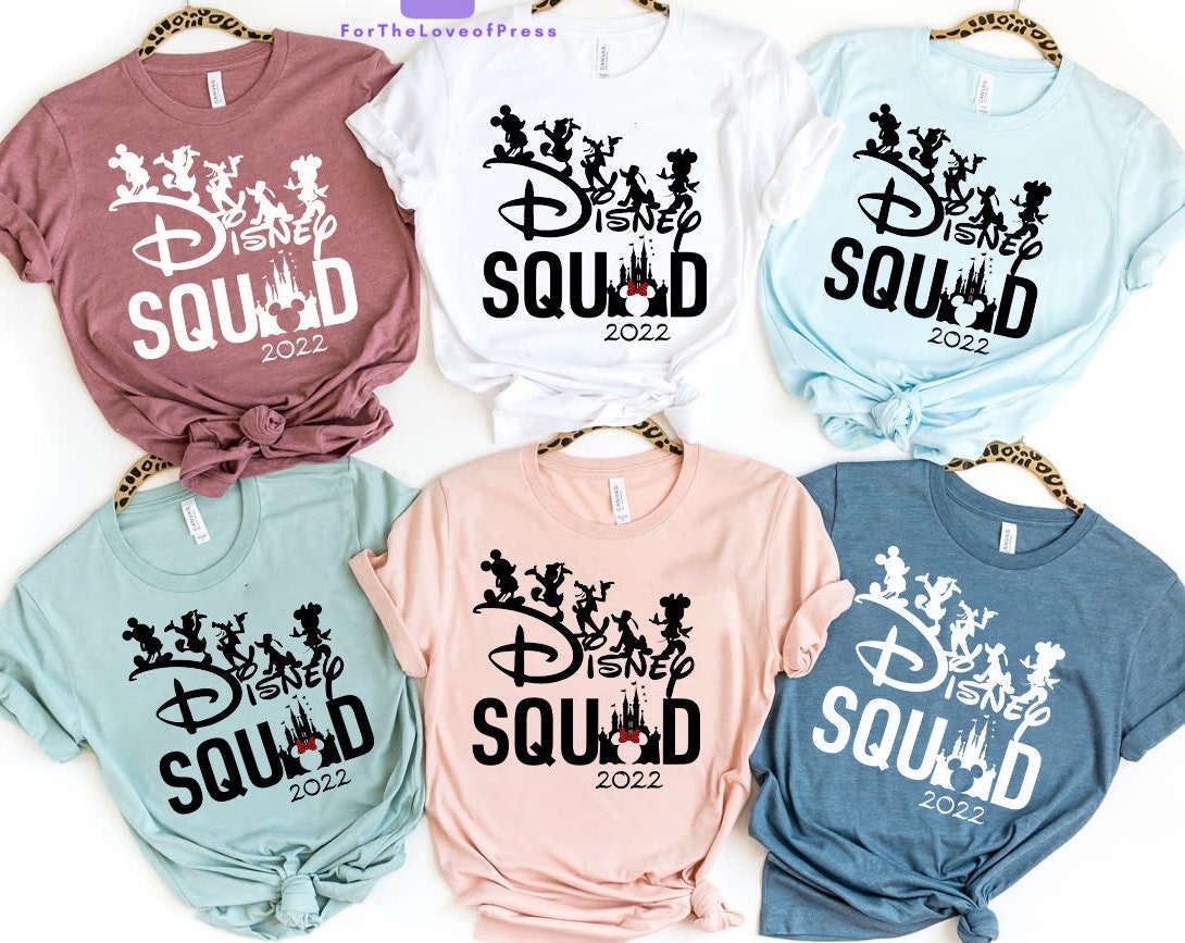 Disney Squad Shirts, Mickey And Friends T Shirt