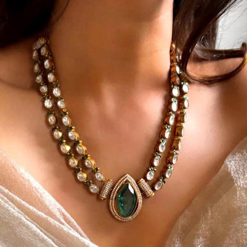 Choker Kundan Jewellery - Etsy