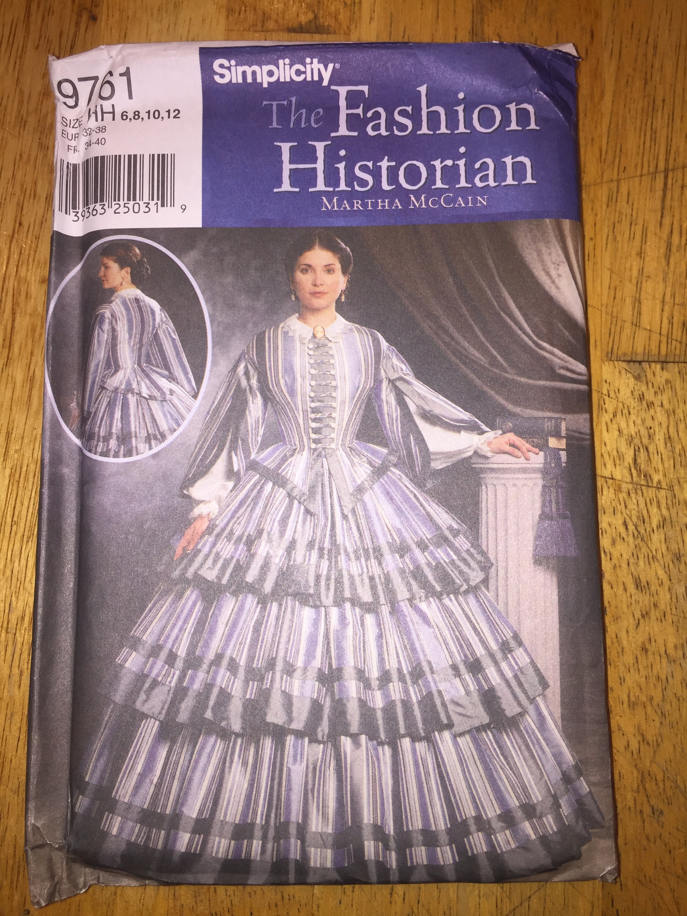 Simplicity Sewing Pattern 9761 Southern Bell Ball Dress | Etsy