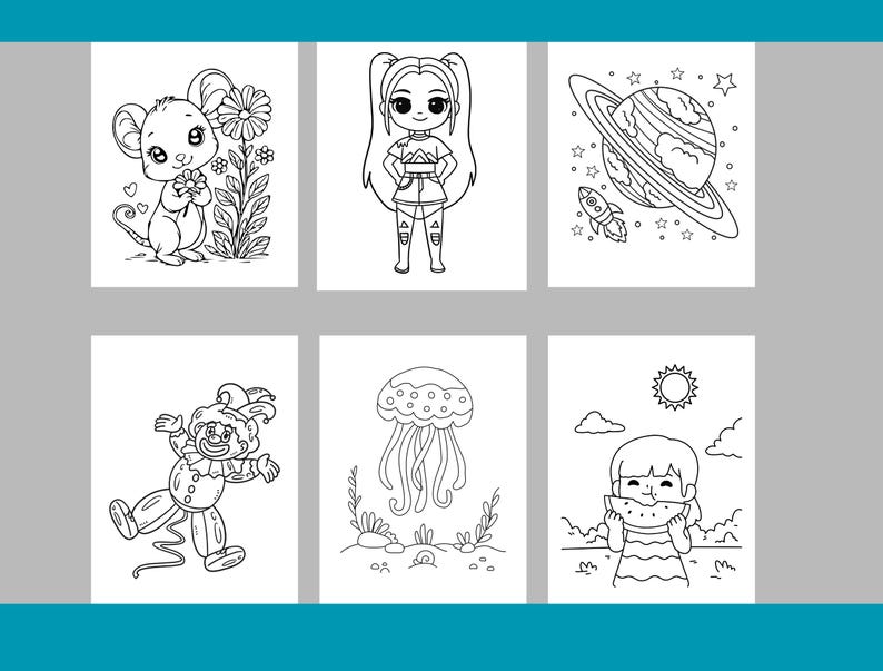 Coloring Activity Book ,mindfulness Bold Outlines | Printable Toddler ...