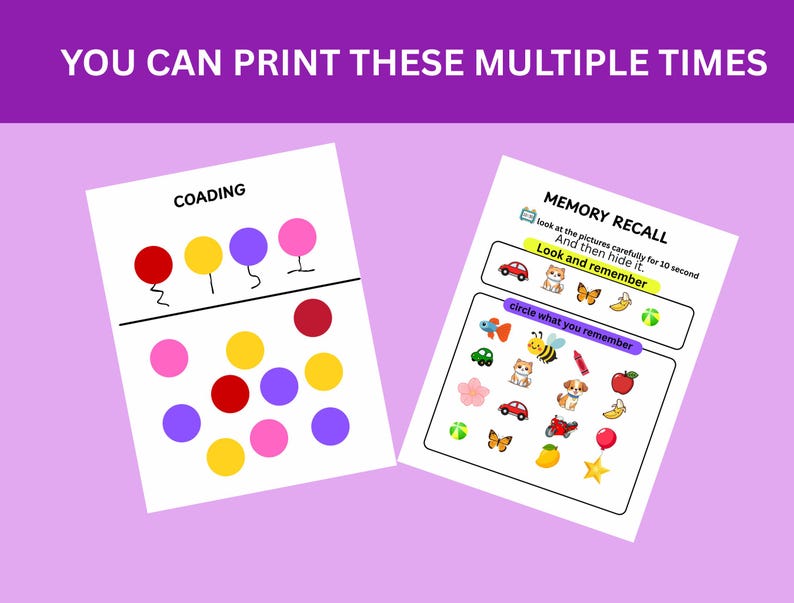 Printable Kids Activity Book Bundle | Preschool Worksheets PDF ...