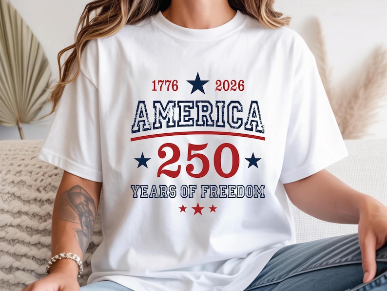 America 250 SVG Bundle, Retro USA Flag PNG, Independence Day Designs ...