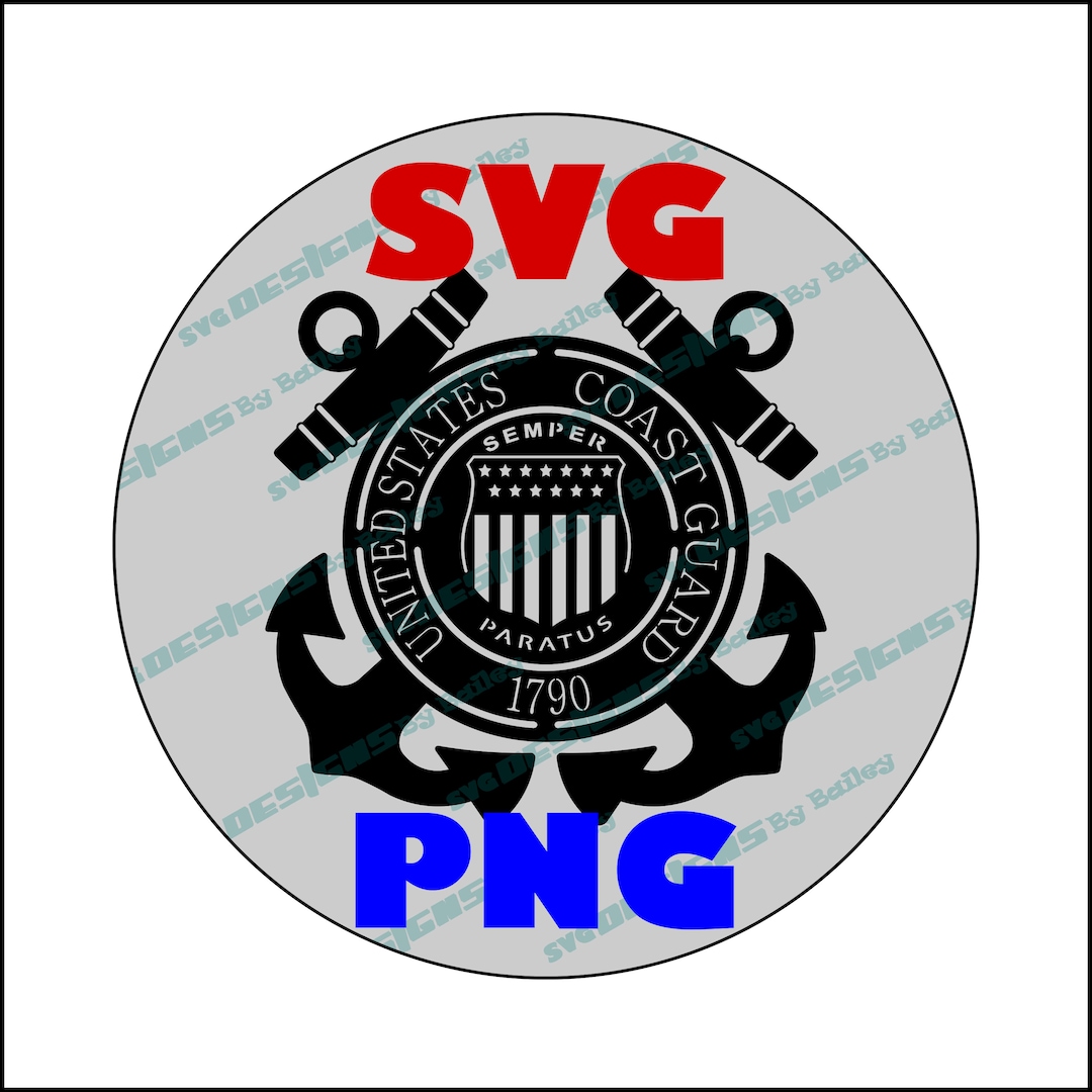 Coast Guard Seal SVG and PNG - Etsy