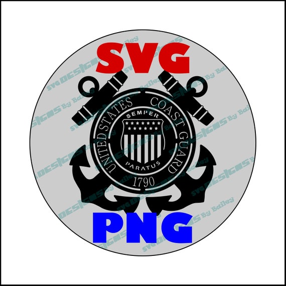 Coast Guard Seal SVG and PNG - Etsy