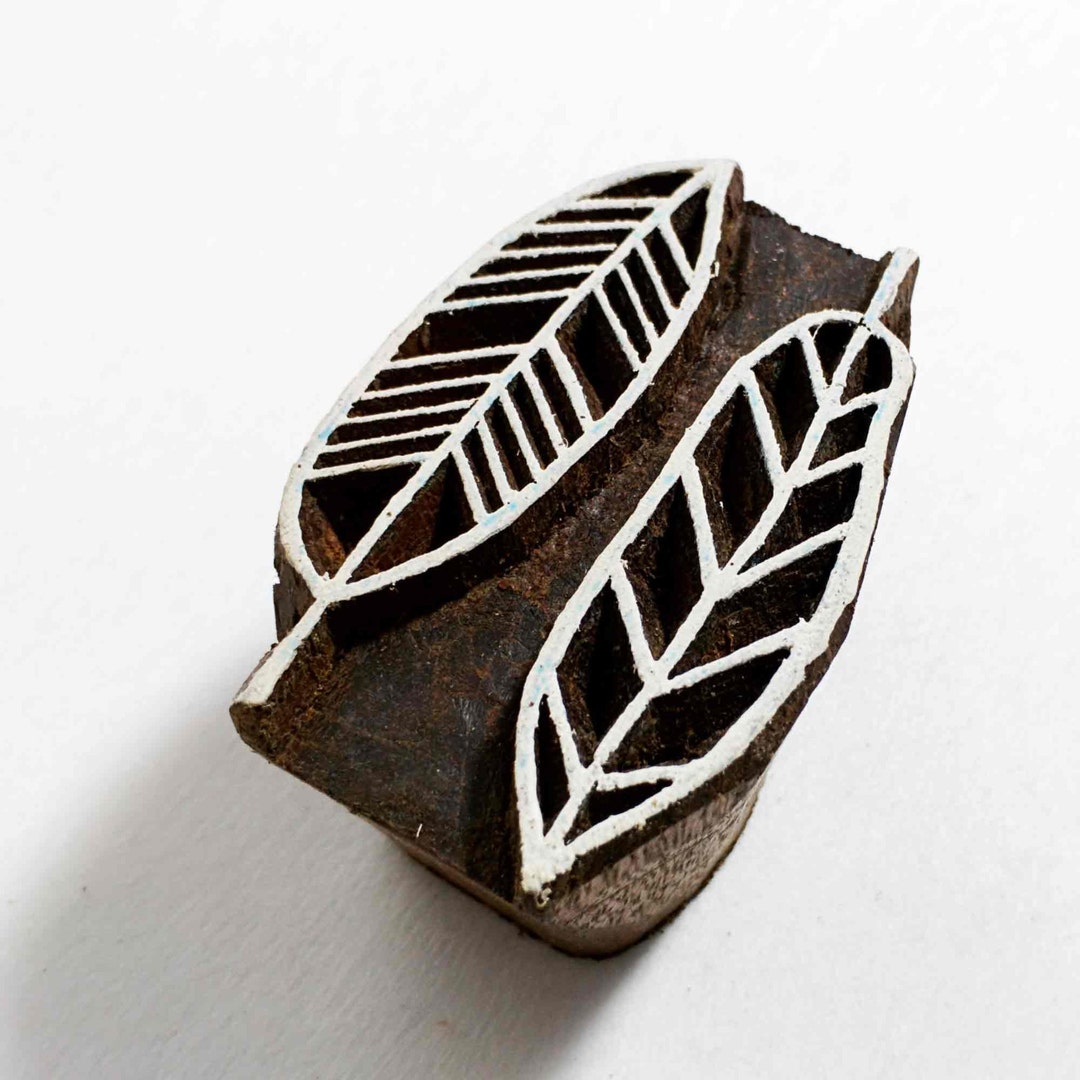 Leaf Block/stamp for Printing - Textile and Paper Printing Stamp ...