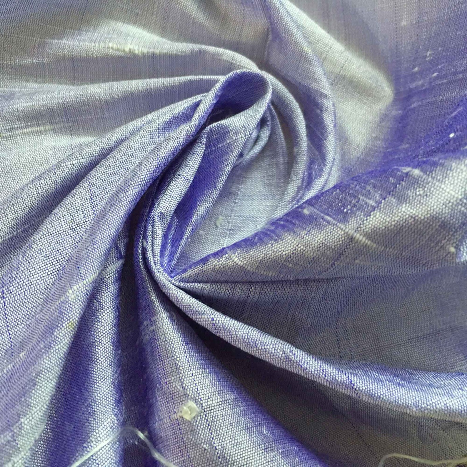 Seda cruda de lavanda, tela de seda india, dupioni de seda pura, seda ...