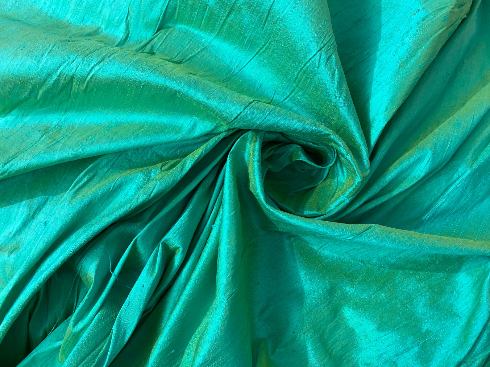 Seda pura verde amarilla seda cruda azul té seda dupion de - Etsy España