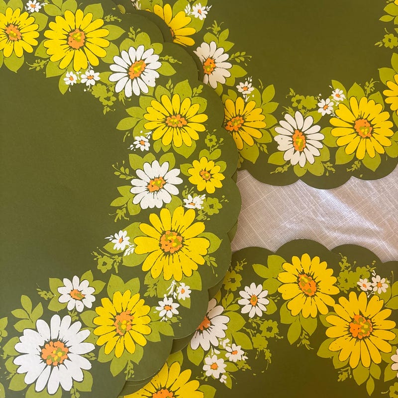 Vintage Placemat 70s - Etsy