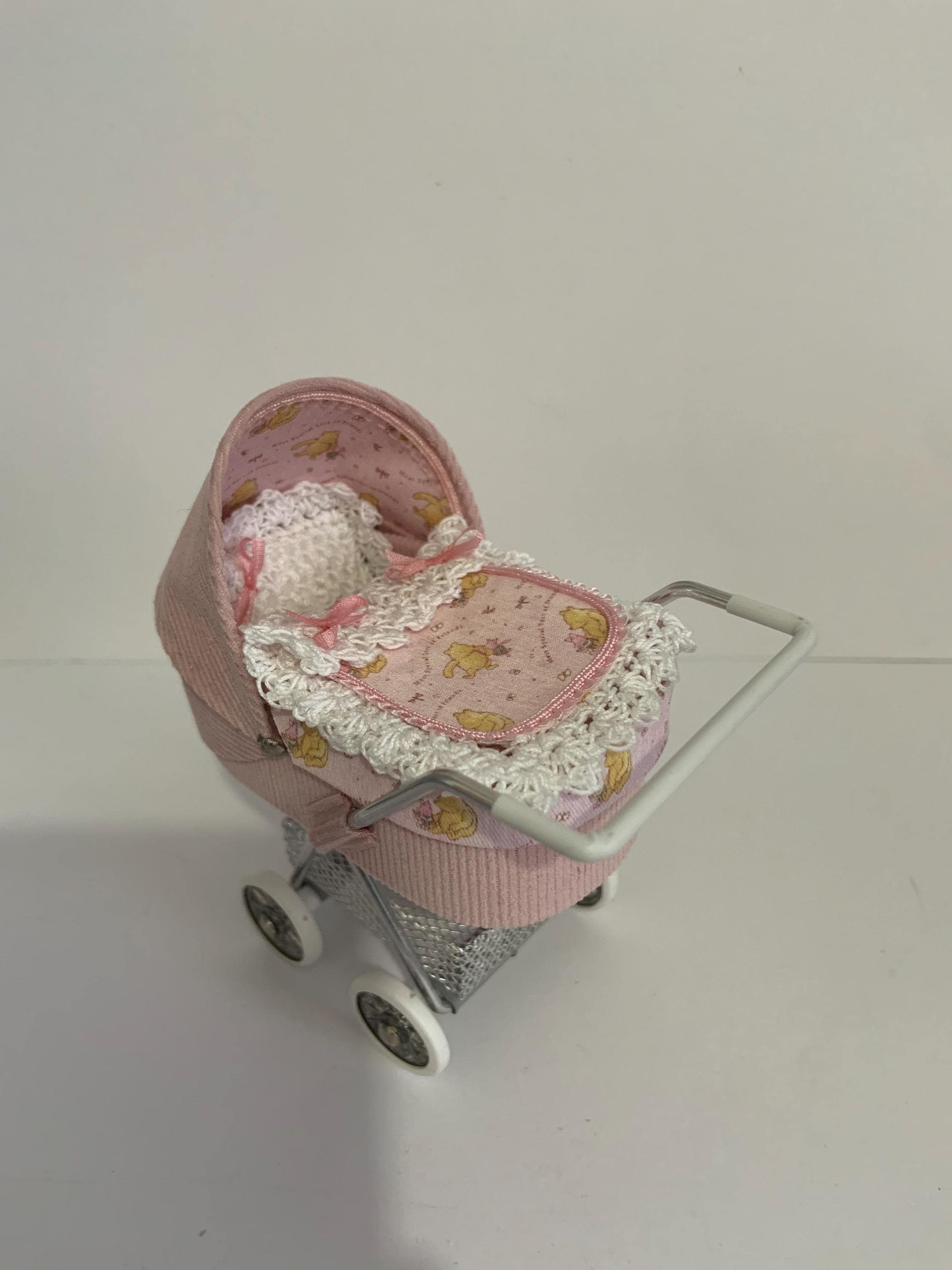 DOLLS HOUSE 1/12th Scale Modern Dolls House Pram/stroller/buggy/baby ...