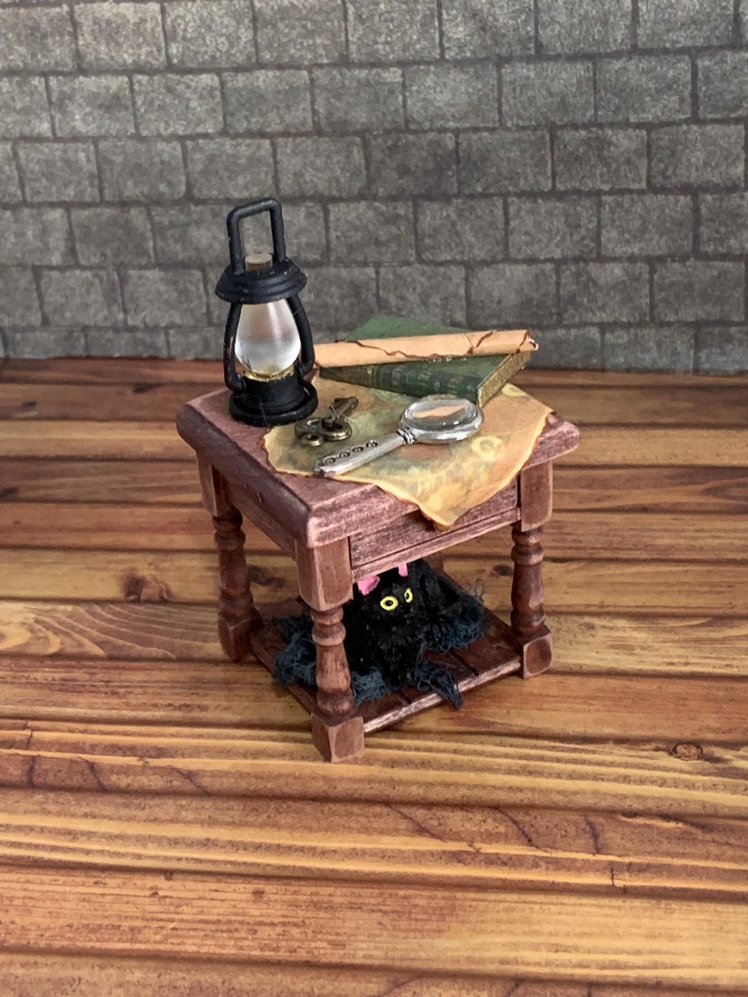 1/12th Scale Witches Bedside Table, Spooky, Potions, Spells - Etsy