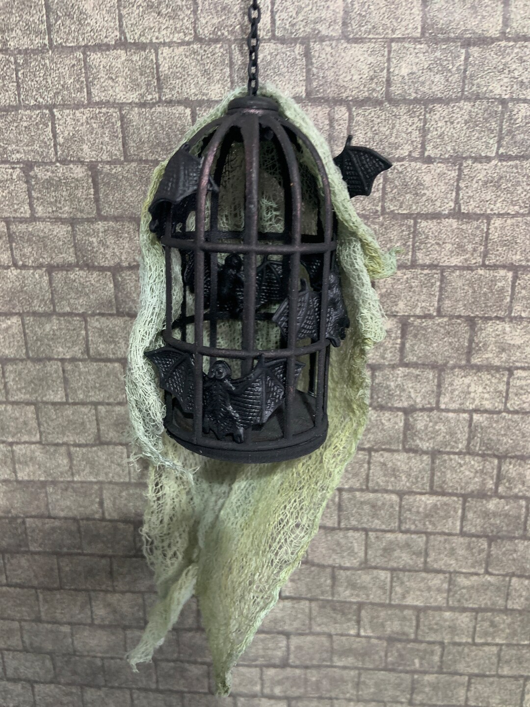 AVAILABLE IMMEDIATELY Dolls House 1/12th Scale Hanging Bat Cage - Etsy
