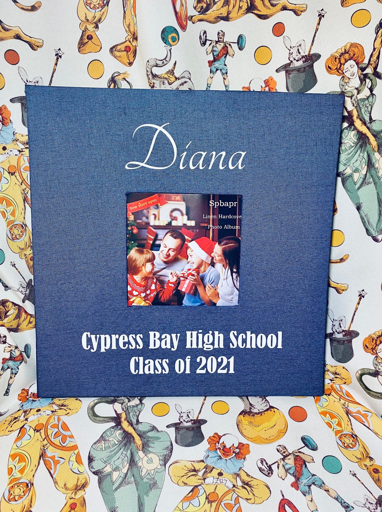 Graduation Photo Album Personalized Linen Self Adhesive Custom - Etsy