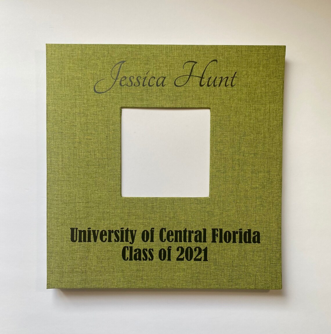 Graduation Photo Album Personalized Linen Self Adhesive Custom - Etsy