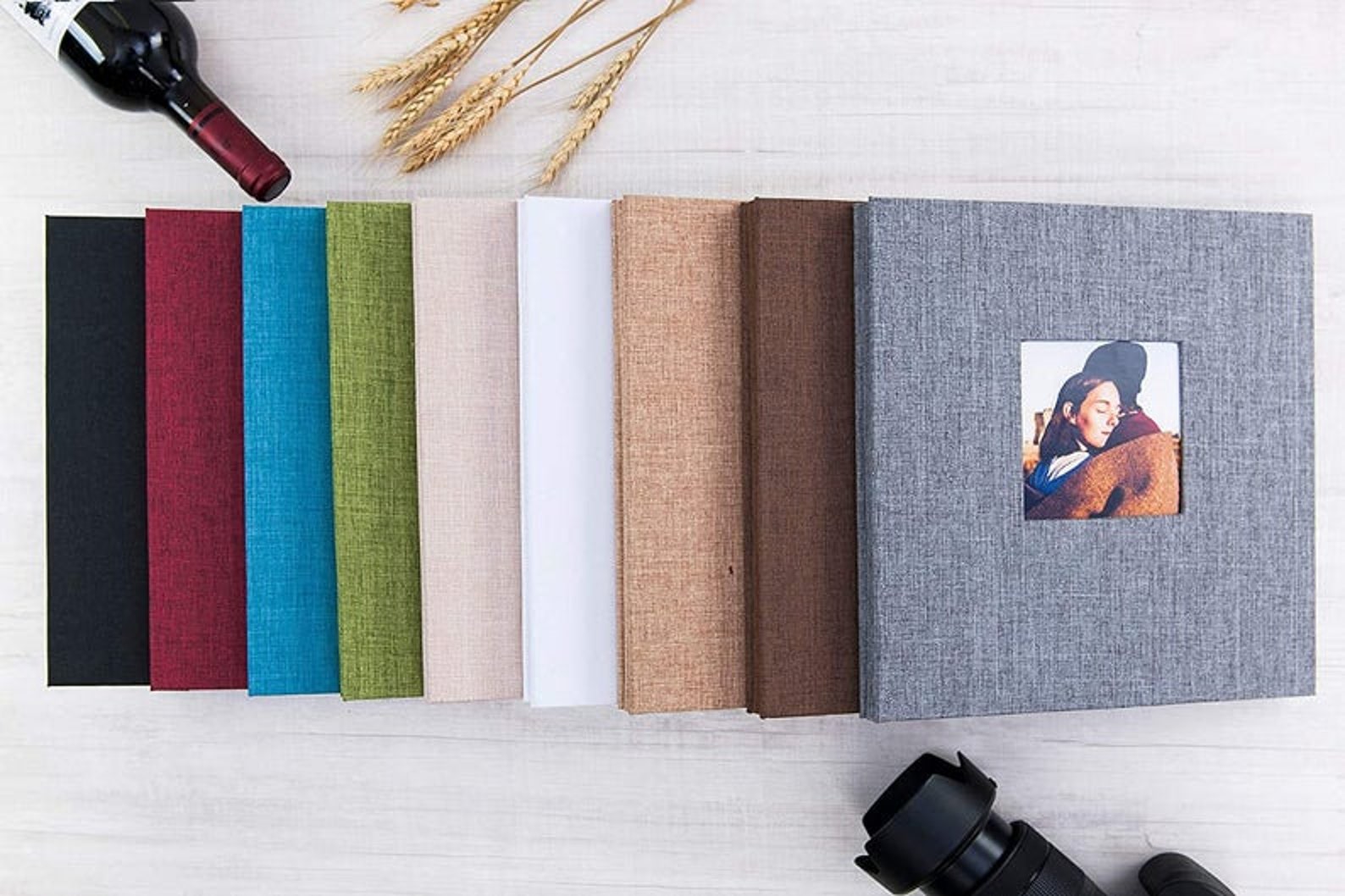 Graduation Photo Album Personalized Linen Self Adhesive Custom ...