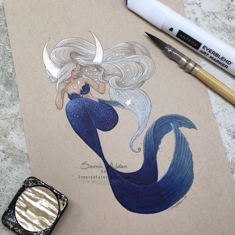 Mermaid Prints - Etsy