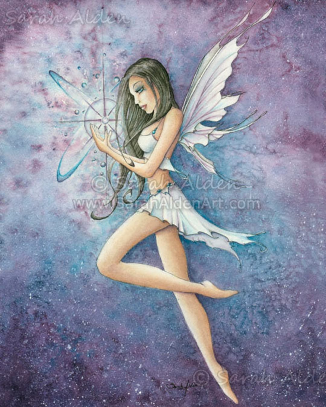Star Fairy Art Print Fairies Painting Whimsical Fantasy Art - Etsy