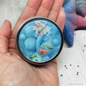 Mermaid Gift Tin, Mermaid Party Favor, Girls Stocking Stuffer, Ear ...