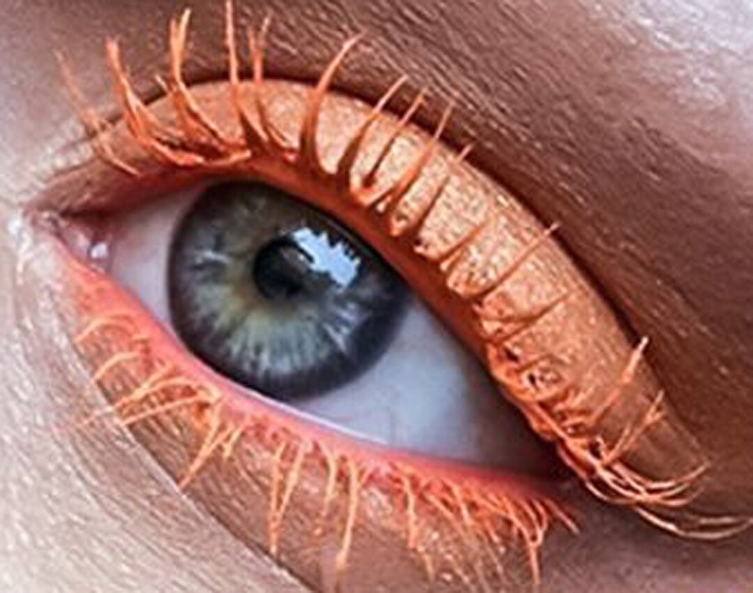 ORANGE Micro Wand MASCARA / Maquillaje Vegano Orgánico Natural - Etsy