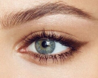 BROWN Pencil EYELINER Eye Liner Long Lasting for Sensitive Eyes Organic Vegan Natural Makeup Cosmetics Etsy UK