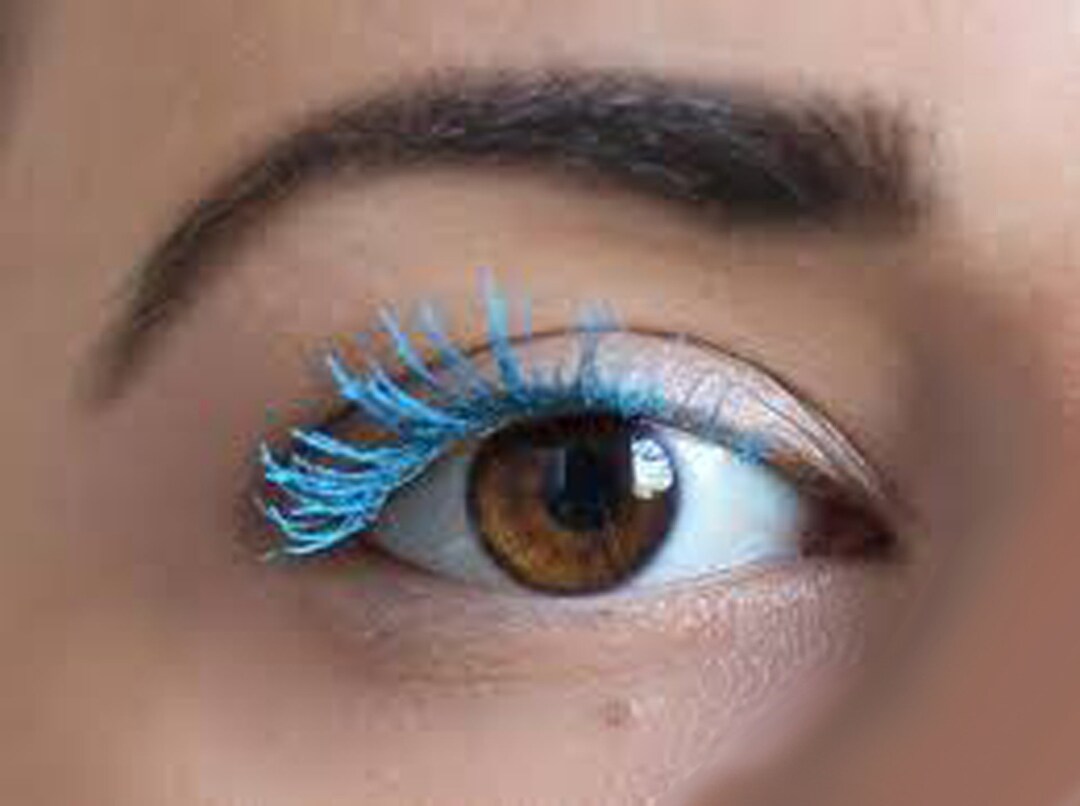 Turquoise Mascara - Vegan, Natural, Organic | Baby Blue Mascara - Etsy