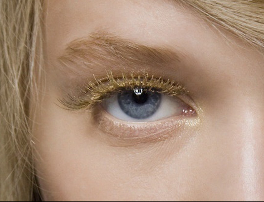 Gold Mascara - Vegan, Organic, 100% Natural Cosmetics - Etsy