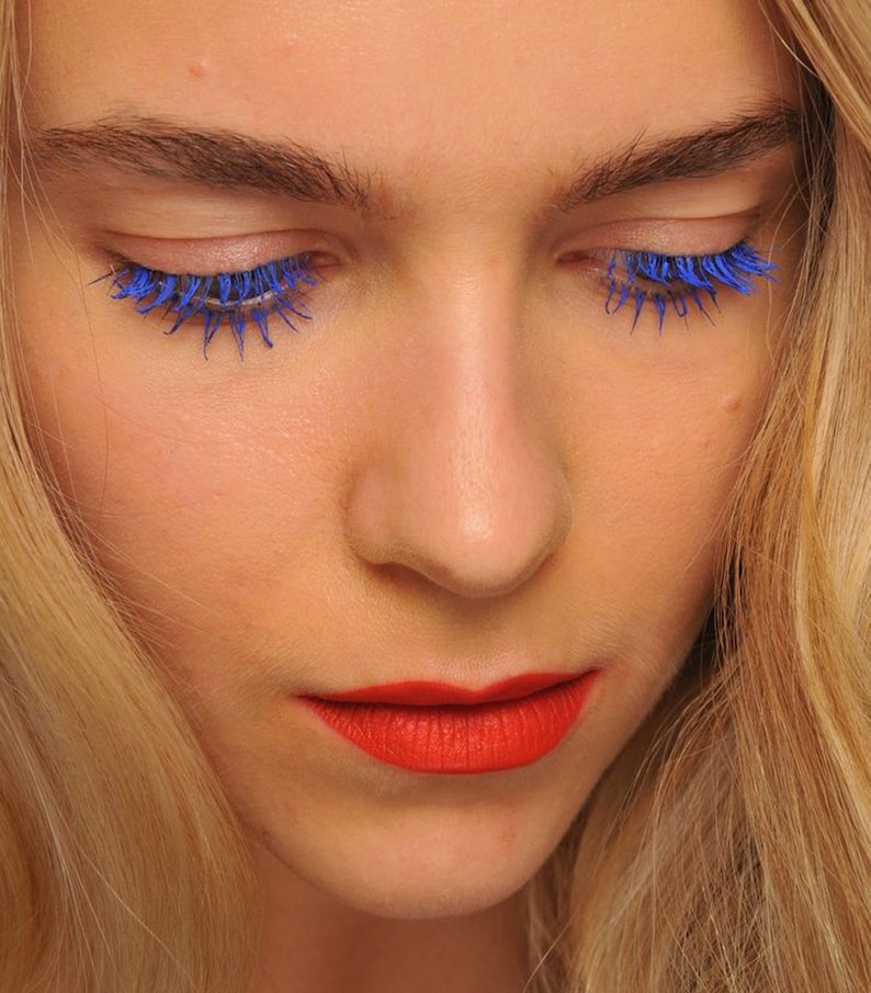 Cobalt Blue Mascara: Vegan, Organic, Sensitive Eyes - Etsy UK