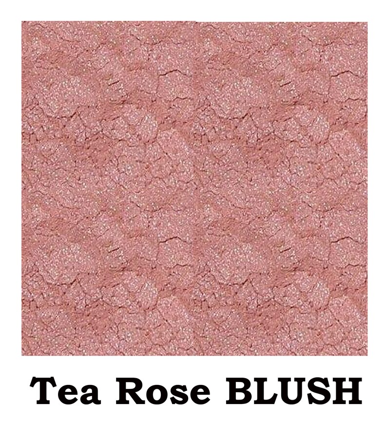 Blush Tea Rose Mineral Powder | Organic Vegan Makeup - Etsy