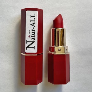 LABIAL ROJO Mate / Orgánico, Vegano, Minerales, 100% Maquillaje ...