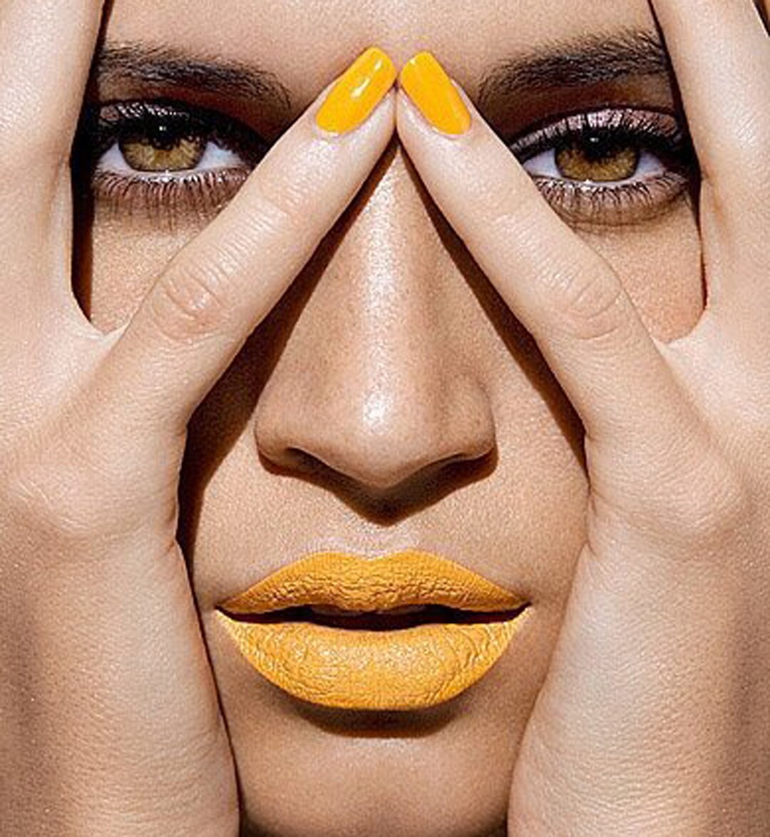 Matte YELLOW Lip Gloss Liquid Lipstick Organic Vegan - Etsy