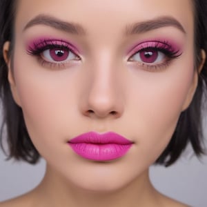 Matte Pink FUCHSIA Lip Gloss / Liquid Lipstick / Organic, Vegan ...