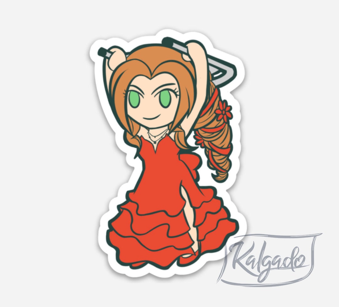 Final Fantasy VII FF7 Chairith Aerith Gainsborough Vinyl Sticker - Etsy