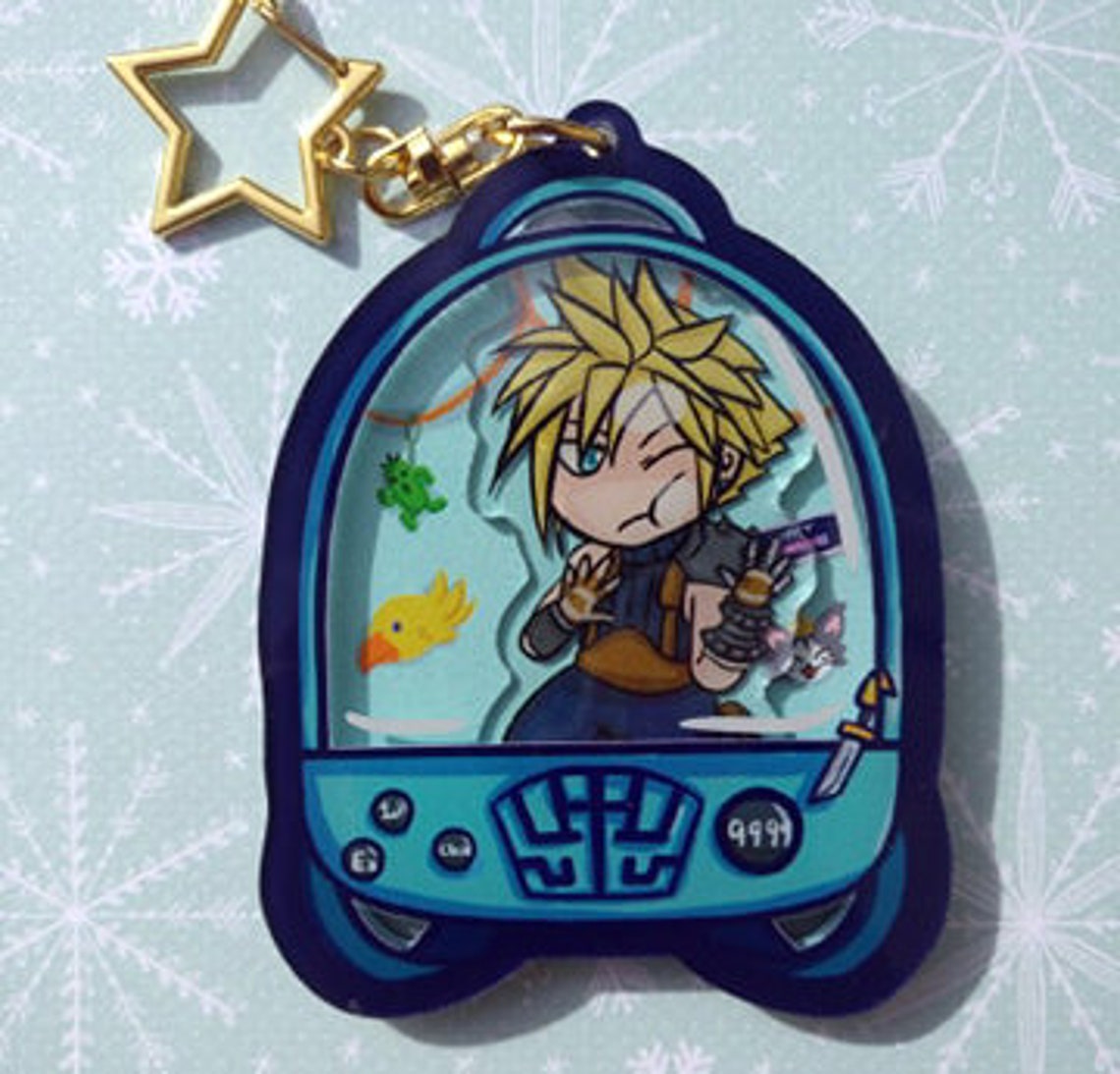 Final Fantasy VII FF7 Ita Bag Shaker Acrylic Keychain Charms - Etsy