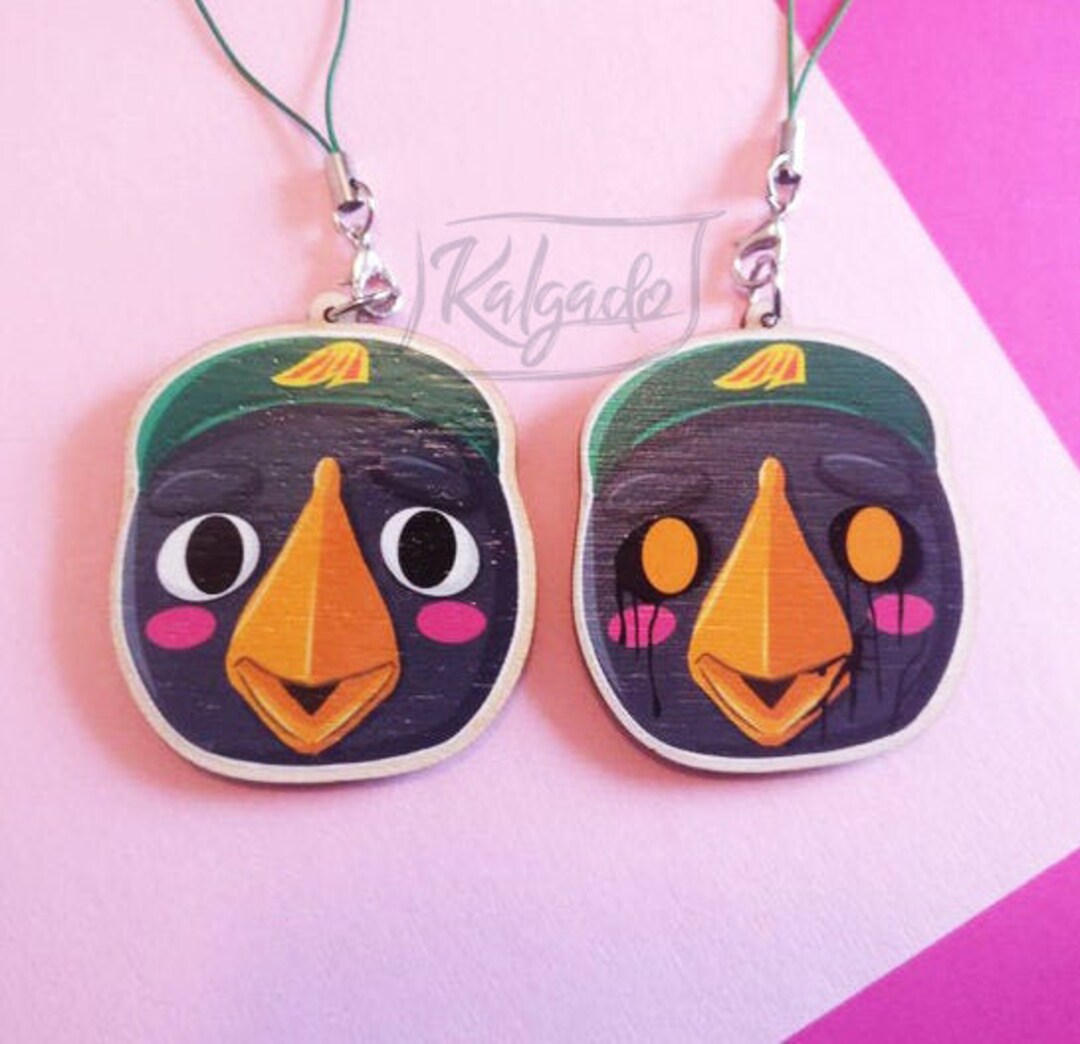 Final Fantasy XV FFXV Kenny Crow Wooden Keychain Charm - Etsy