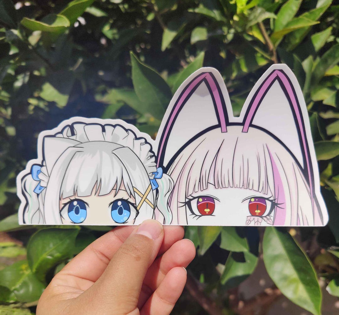 Mintara Matara Kan Maid Mint Vinyl Peeker Sticker - Etsy