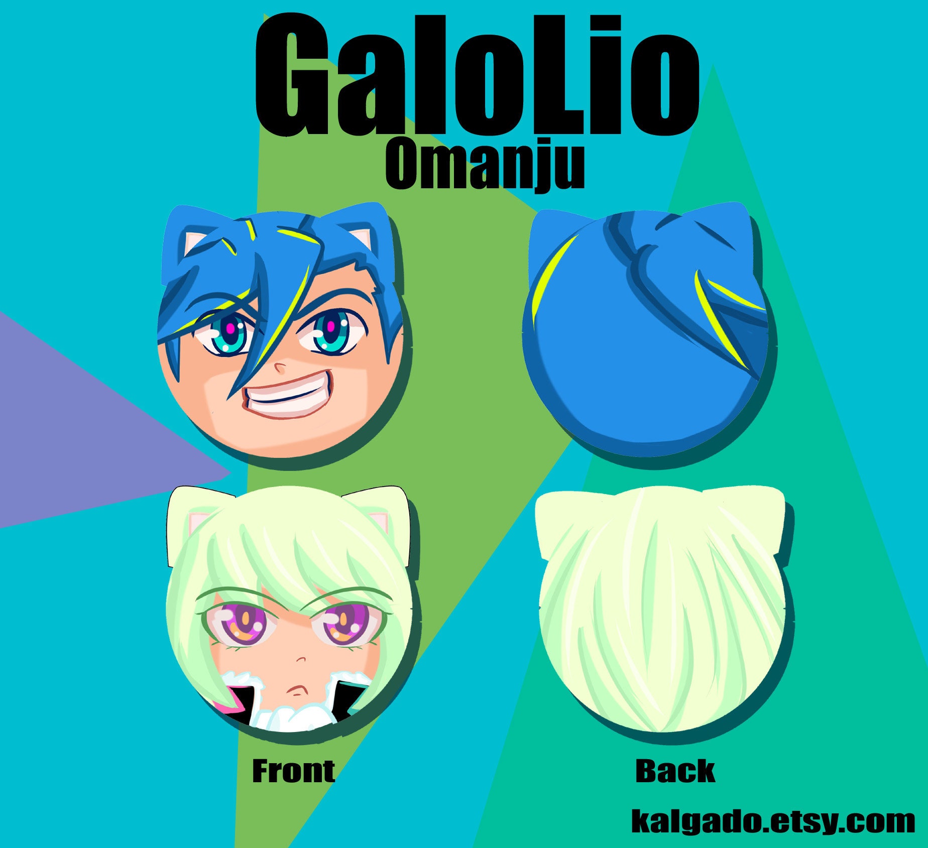 PROMARE Galo Lio GaloLio Cat Ears Omanju | Etsy