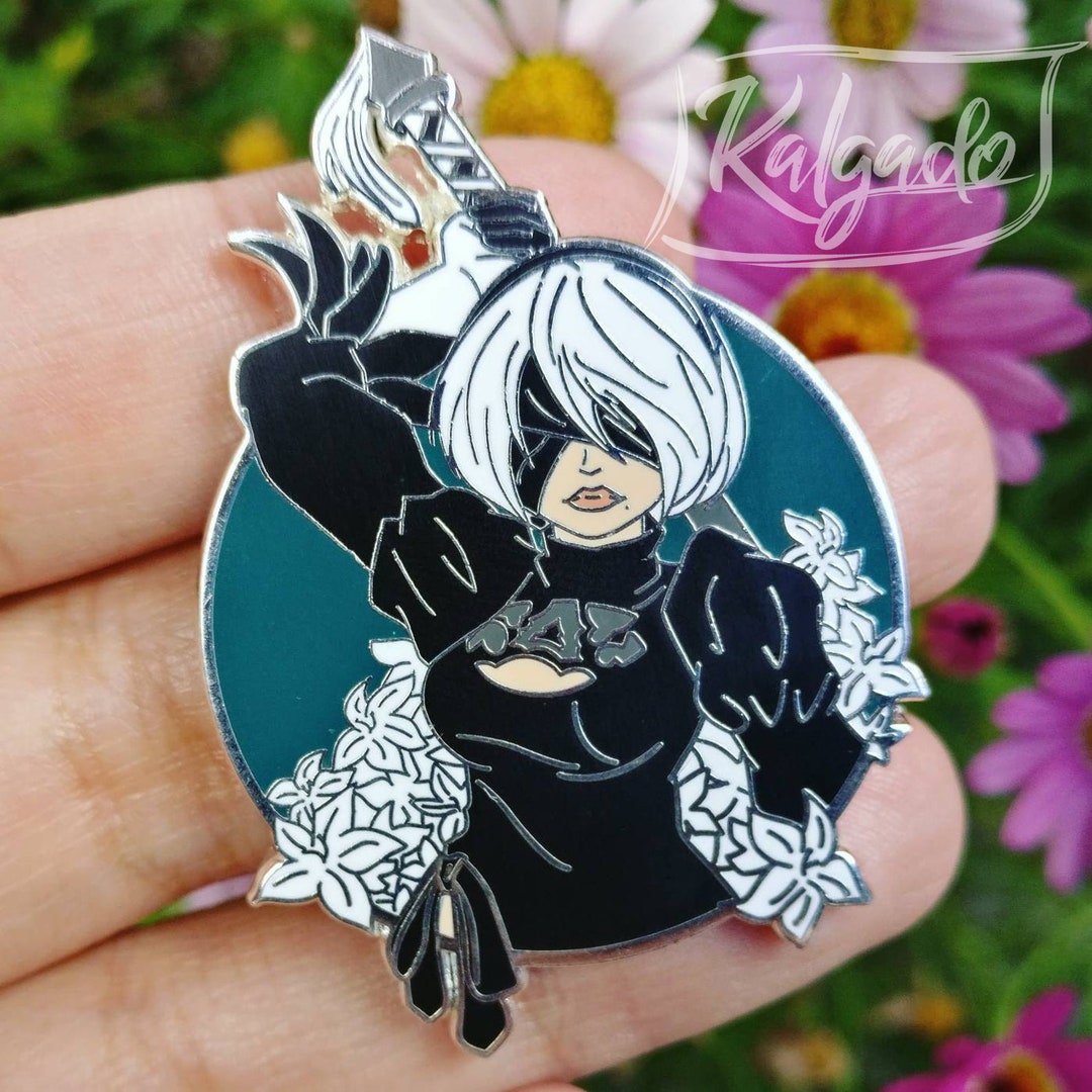 Nier Automata 2B Hard Enamel Pin - Etsy
