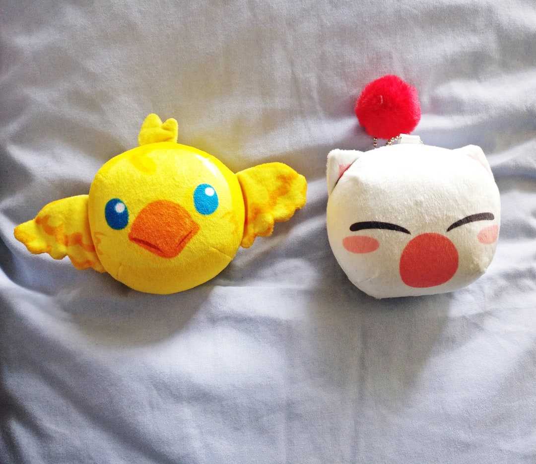 Final Fantasy XIV Moogle Chocobo Omanju Plush Keychain - Etsy