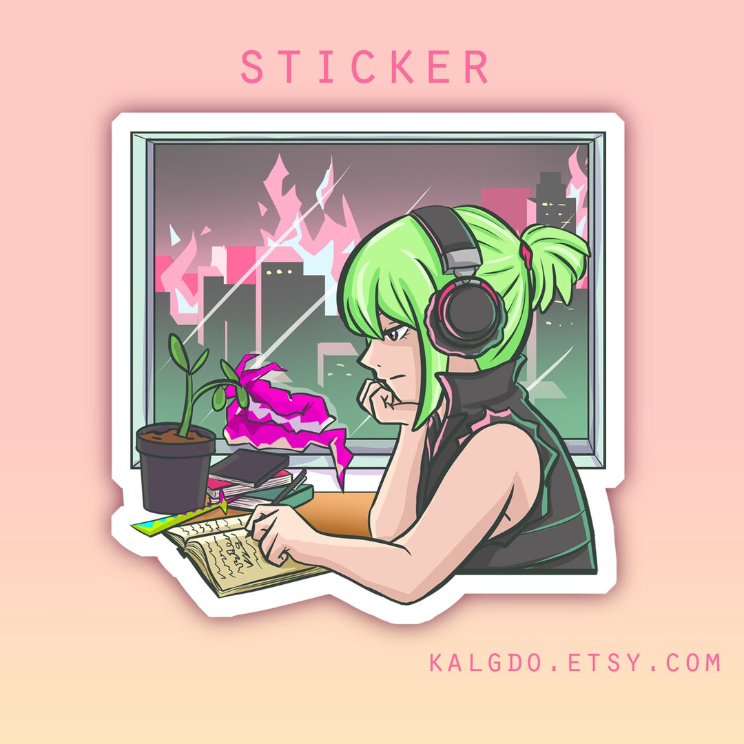 Lofi and Promare Vinyl Sticker - Etsy