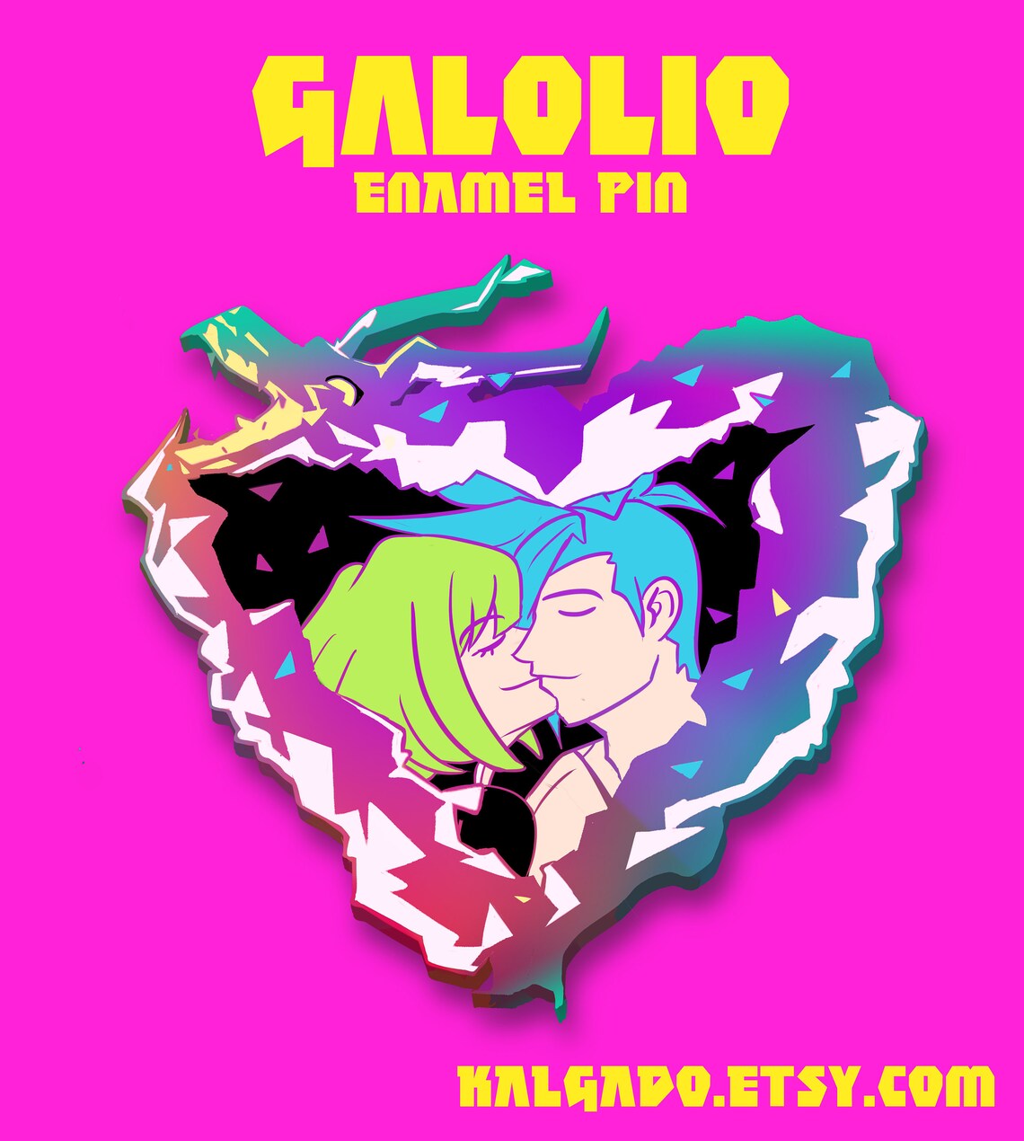 Promare Dragon Galolio Lio Fotia Galo Thymos Anodized Rainbow Metal ...