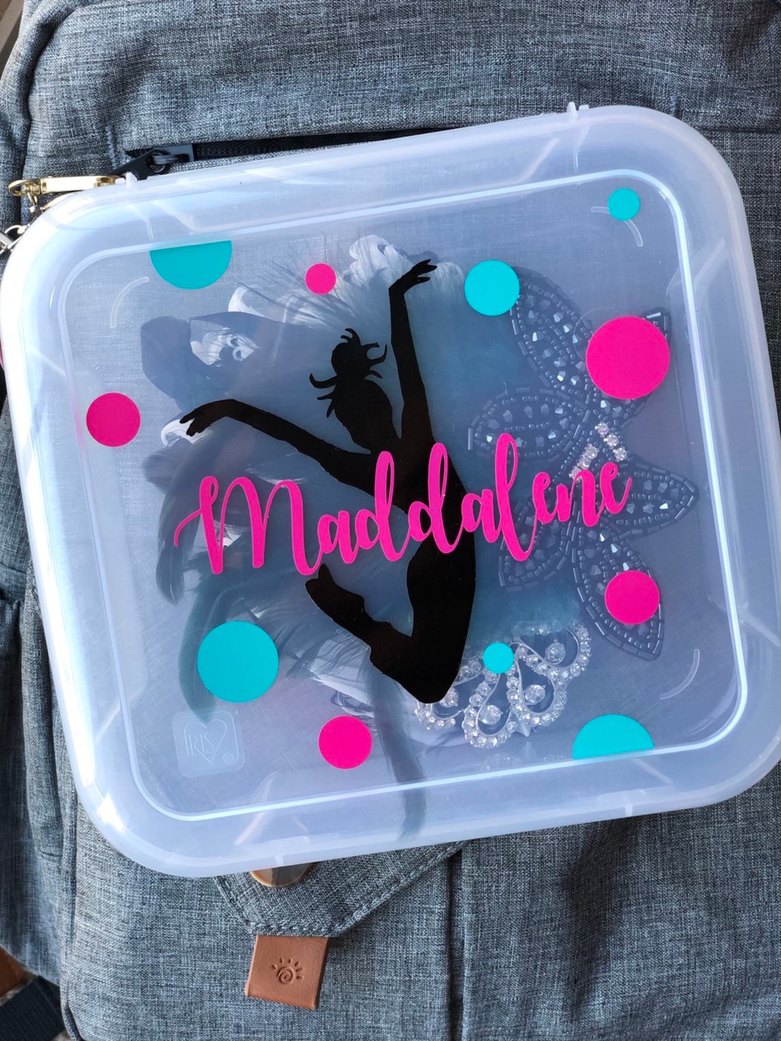 Cheer Bow Box Cheer Bow Holder Bow Box Cheerleading Bow | Etsy